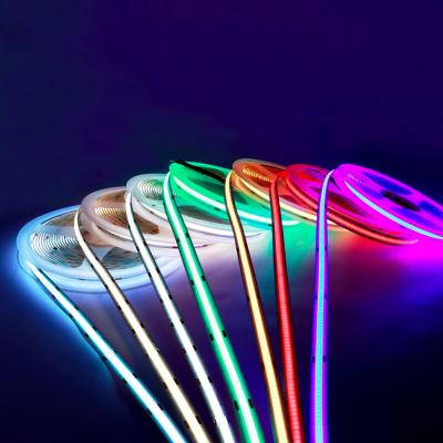 China 10mm 756LEDs/M Rgb Cob LED Strip Rgb 768Leds/M 24V Ip65 Waterproof LED Flexible for sale