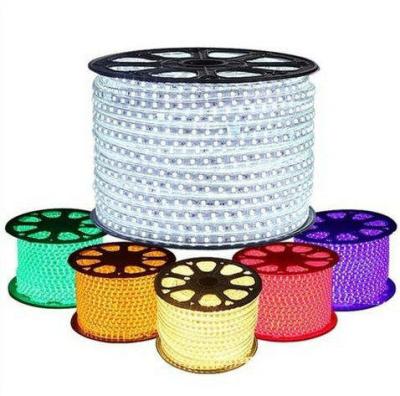 China 50M 100m/Roll Ip65 Waterproof Rgbw Cob Led Strip Outdoor 110v 220v  SMD2835 5050 for sale
