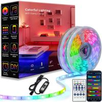 China APP Wifi 5V Smart LED Strip Lights 5050 SMD RGB For Holiday Party Remote Controlled for sale