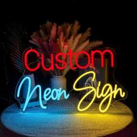 China Custom LED Neon Light Happy Birthday Led Light Sign Letters For Party Home Decoration for sale