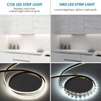 China 2023 COB LED Strip 480leds 2700K 3000K 4000K 6000K Dotless Flexible Tape Light for sale