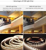 China 2023 COB LED Strip 480leds 2700K 3000K 4000K 6000K Dotless Flexible Tape Light for sale