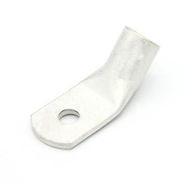 China Copper 45 Degree Cable Lug 45D Silver Tube Cable Lug 10-95mm2 for sale
