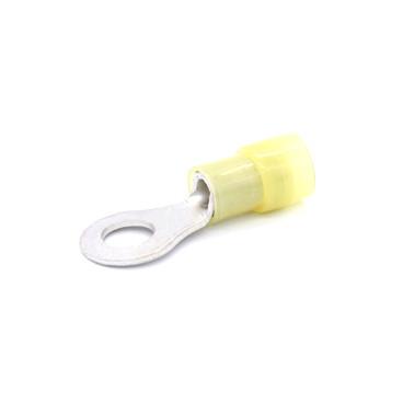 China 70-150mm2 Nylon Insulated Ring Terminals With Brazed Seam Double Crimp for sale