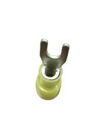 China Nylon Insulated-Double Crimp Spade Terminals Insulated Copper Lugs Copper Terminal Lugs Energy Storage Terminals for sale