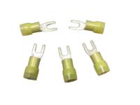 China Nylon Insulated-Double Crimp Spade Terminals Insulated Copper Lugs Copper Terminal Lugs Energy Storage Terminals for sale