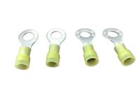 China Nylon Ring Terminals with ferrule which strengthen the pulling force Copper, Terminals With Half High Insulation for sale