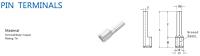 China Pin Terminals Tinned Copper Terminals Customized Non-Insulated with Brazed Seam Copper Wire Terminals for sale