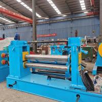 China Industry Coil Cut To Length Machine / Sheet Metal Coil Slitter 50m/Min 1000mm  Coil Width for sale