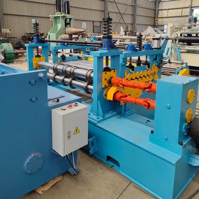 China 10-20Blades Steel Coil Slitter 20Tons Coil Weight Capacity 0.1-4mm Plate Thickness Range for sale