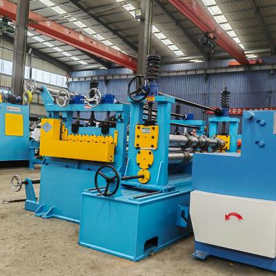 China PLC Advanced Steel Coil Slitter Machine 5 Tons 15KW Steel Slitting Machine for sale
