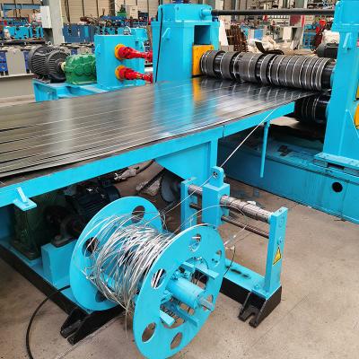 China Galvanized Steel Sheet Slitting Machine Cutting With PLC Control System 3phase for sale