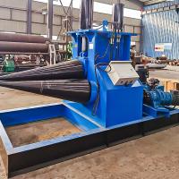 China Heavy Duty Rolling Metal Cone Rolling Machine With 40Mm Top Roll Diameter Smaller Side And 1050Mm Bending Length for sale