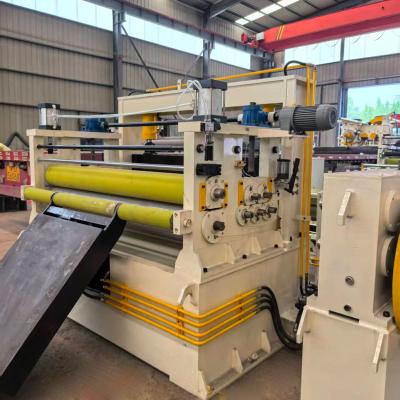 China Precision Coil Slitting Machine with ±0.05mm Cutting Tolerance for 10mm Minimum Slitting Width and Manual Uncoiling for sale