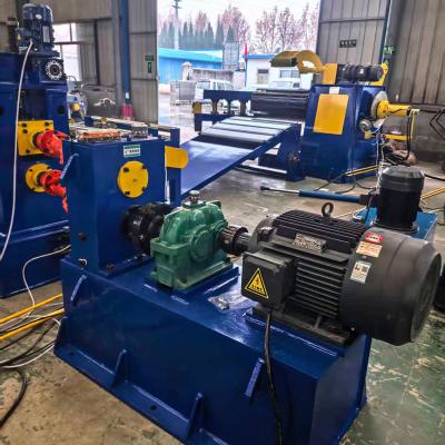 China 15 Tons Max Coil Weight Steel Coil Slitter with ±0.05mm Slitting Tolerance and 2 To 20 Cutting Blades for Precision Metal Coil Cutting for sale