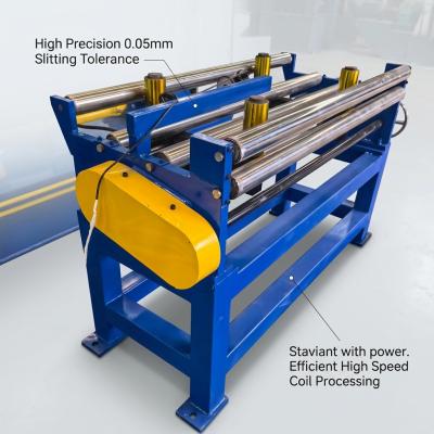 China Steel Coil Slitter with 150-300 Mm Slitting Blade Diameter and ±0.1mm Accuracy Featuring Emergency Stop Safety for sale