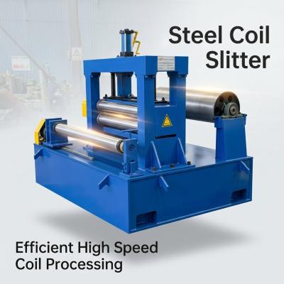 China Precision Steel Coil Slitter with ±0.1mm Accuracy, 15 Tons Capacity, and 10mm-1500mm Slitting Width Range for sale