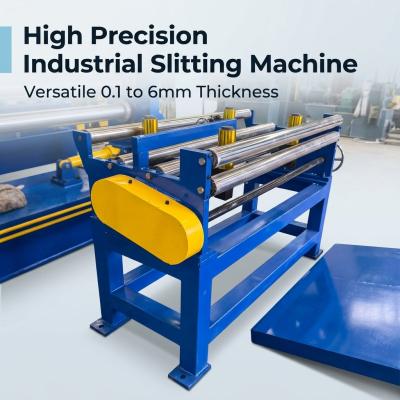 China Steel Coil Slitter with ±0.1mm Slitting Accuracy 15 Tons Max Coil Weight and PLC Control System for sale