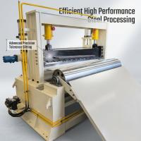 China Manual Uncoiling Type Coil Slitting Machine with 5000 Kg Weight and 20~60m/min Operation Speed for Heavy Duty Metal Sheet Cutting for sale