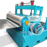 China Steel Coil Slitter Machine with 400-2000mm Plate Width Range and High-Speed Steel (HSS) Blades Powered by 22KW Main Motor for sale