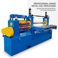 China PLC Control Steel Coil Slitter Machine with 22KW Main Motor Power and High-Speed Steel HSS Blade for sale