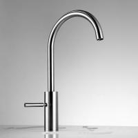 China 304 Stainless Steel Kitchen Sink Faucet Single Cold Universal Rotating Hot and Cold Faucet for sale