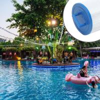 China PP Blue white 10*4.5inch High Flow Above Ground Swimming Pool Cartridge Filter System for sale