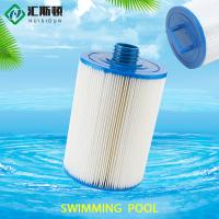 China PP Blue white 10*4.5inch High Flow Above Ground Swimming Pool Cartridge Filter System for sale
