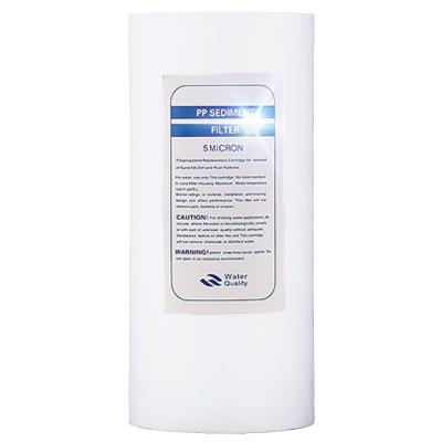 China 10 inch 20 inch 30 inch 40 inch 5 Micron PP Melt Blown Filter Cartridge Cylinder Type for sale