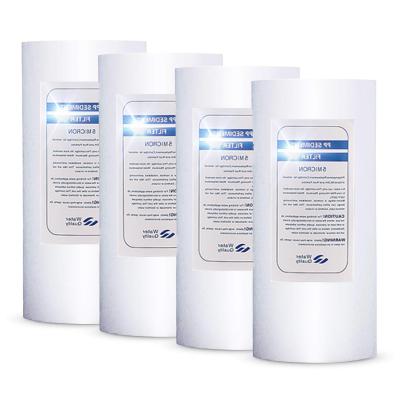 China 1KG PP Sediment Jumbo 10 inch 1 Micron Melt Blown Filter Cartridge For Household Needs for sale