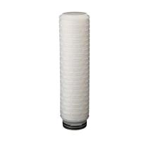 China 20inch PES Pleated Filter Cartridge for Whole House Water Purification System 1um 5um for sale