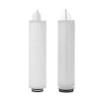China 10inch 0.22micron PP PTFE Pes Nylon Pleated Micron Membrane Filter Cartridge for RO System for sale