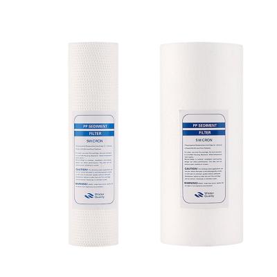 China Chinese Manufacturers PP Yarn Jumbo 10 inch 1 Micron PP Melt Blown Filter Cartridge for sale