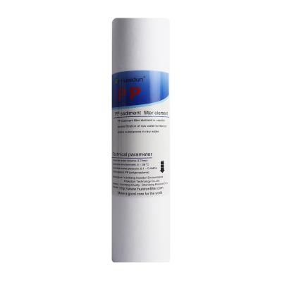 China Large Filtration Flow 10 Inch 20 Inch 1 Micron 5 Micron PP Melt Blown Filter Cartridges for sale