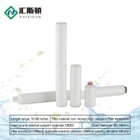 China 10inch PP Pleated Cartridge for Industrial Filtration 0.1micron 0.22micron Weight KG 0.3 for sale