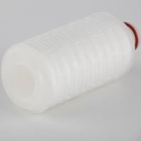 China 5 inch Pes Membrane Filters for Wine Filtration 0.2 Micron PP Pleated Filter Cartridges for sale