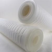 China Food And Beverage Filtration 10inch 20inch Water Filter Pleated Cartridge with Design for sale