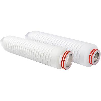 China PP Fibre Membrane 10 Inch Pleated Filter Cartridge Accessories for Water Dispenser for sale