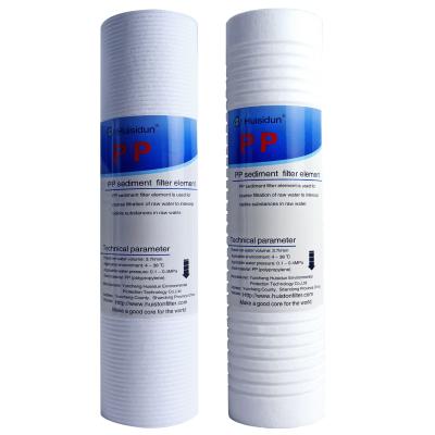 China 10 Inch Pp Cotton Melt Blown Filter Cartridge 25*6.2cm Size for Reverse Osmosis System for sale