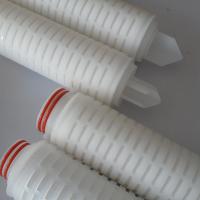 China 660LPM 222 Interface 5 Inch 10inch PP Pleated Water Filter Cartridges for Wine Filtration for sale
