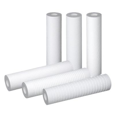 China 10 Inch 1 Micron PP Cotton Water Filter Cartridge for Home Water Treatment System for sale