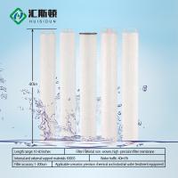 China 20 Inch 40 Inch High Flow Rate PP Pleated Filter Cartridge for PLC Water Purification for sale