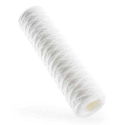 China Huiston 20 Inch 5 Micron Winding Industrial Filter Cartridge White for Water Treatment for sale