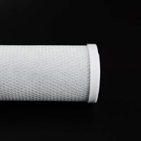 China Green 20 Inch CTO Scale Inhibiting Activated Carbon Filter Cartridge for Household Water Purifiers for sale