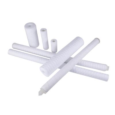 China 20/40inch Water Acids and Bases Chemical Solutions PP String Wound Filter Cartridge 0.3 kg for sale