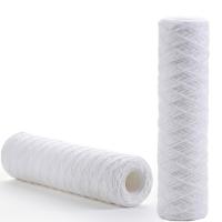China 10 20 30 40 Inch 1 5 10 20 50 100 Micron PP Sediment String Wound Water Cartridge for Pre Filtration for sale