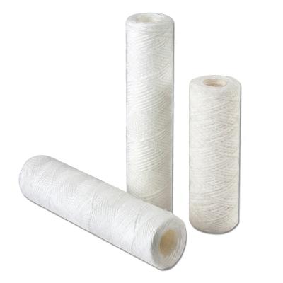 China Water Treatment Jumbo 10 20 Inch String Wound Filter Cartridge for RO Water Filter for sale