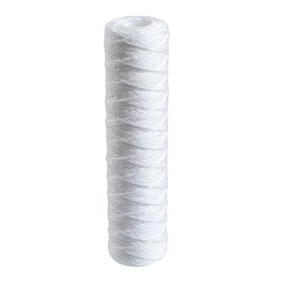 China 10 20 30 40 inch 25 50 micron PP String Wound Filter Cartridge for Food RO Filtration for sale