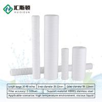 China 1 5 Micron PP Polypropylene Spiral Wound Water Filter Cartridge for 10 20 30 40 Inch RO for sale