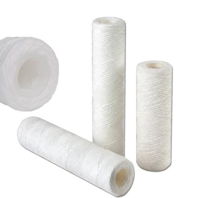China PP String Wound Filter Cartridge 10 Inch 5 Micron for Edible Chemical Water Treatment for sale